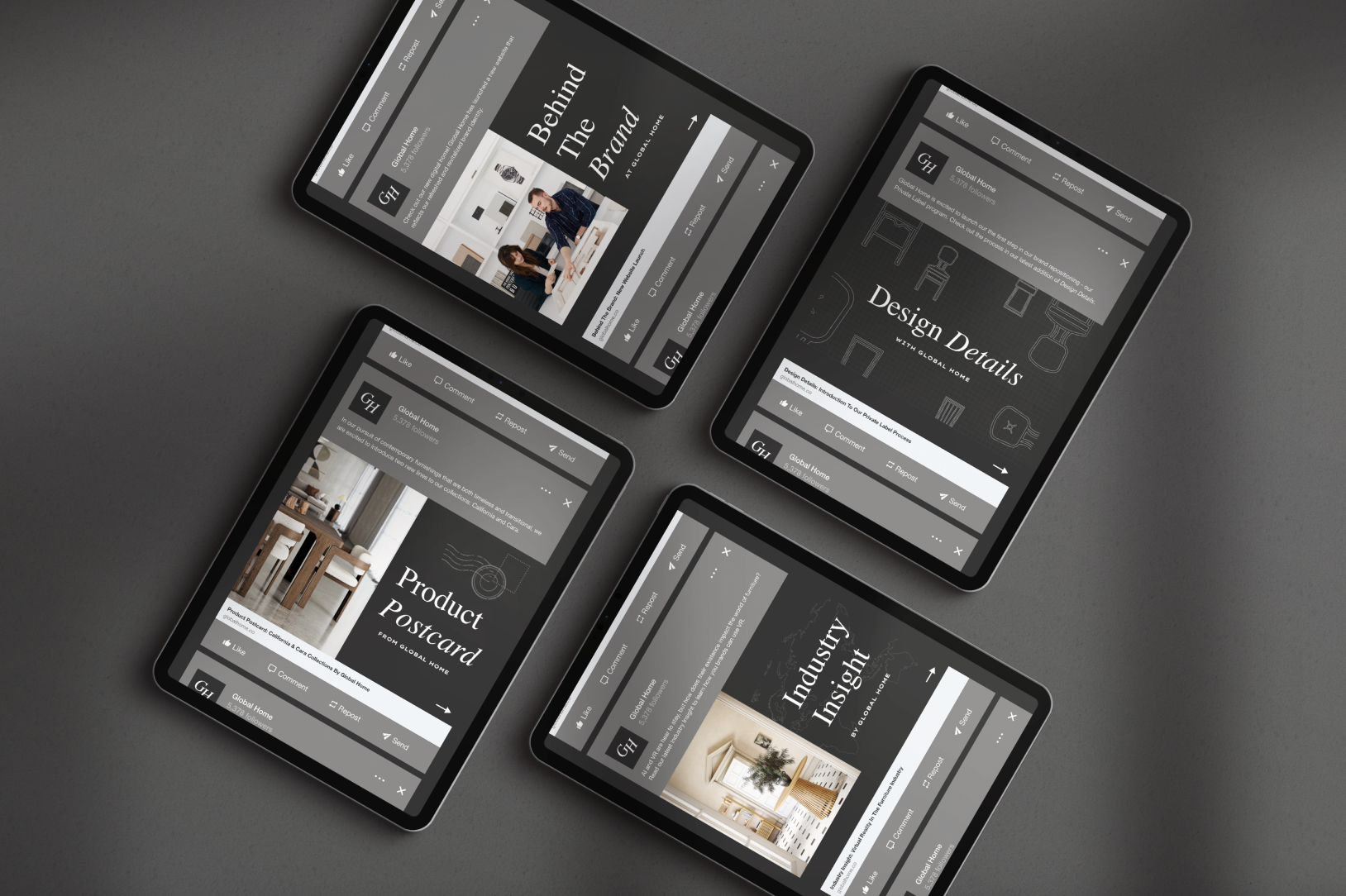 New Brand Identity Launch – Global Home